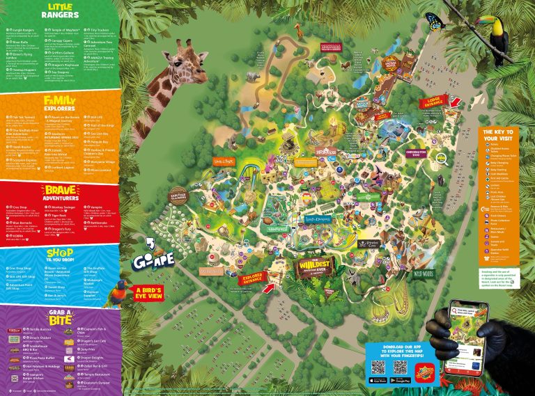 Chessington World of Adventures 2022 Map Released