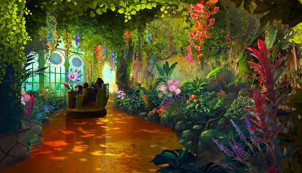 First Look at The Enchanted Greenhouse Dark Ride at Six Flags Qiddiya